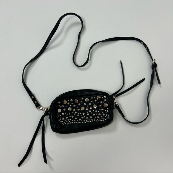 Junior Drake | Bags | Junior Drake Black Mini Studded Crossbody Bag ...
